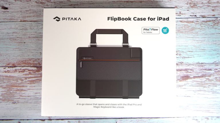 PITAKA：「FlipBook Case for iPad」をレビュー｜iPad Pro/Air＋Magic Keyboardをセットで使う取っ手付きケース！